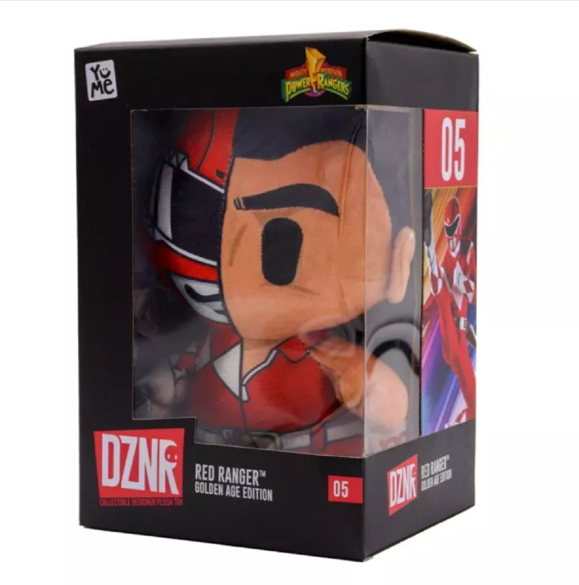 Мягкая игрушка-фигурка YuMe Могучие Рейнджеры. Красный рейнджер, премиум, 17.5 см 19494