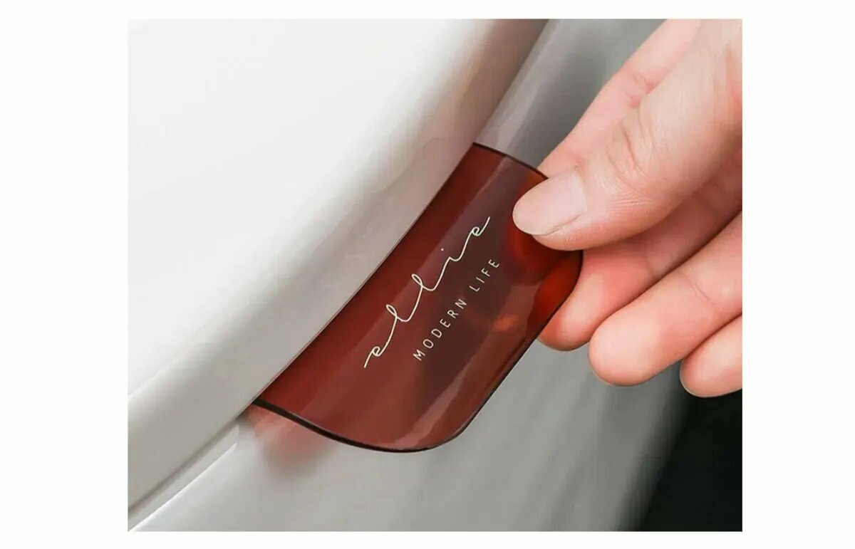 Гигиенический держатель для крышки унитаза, ручка для крышки унитаза, красный