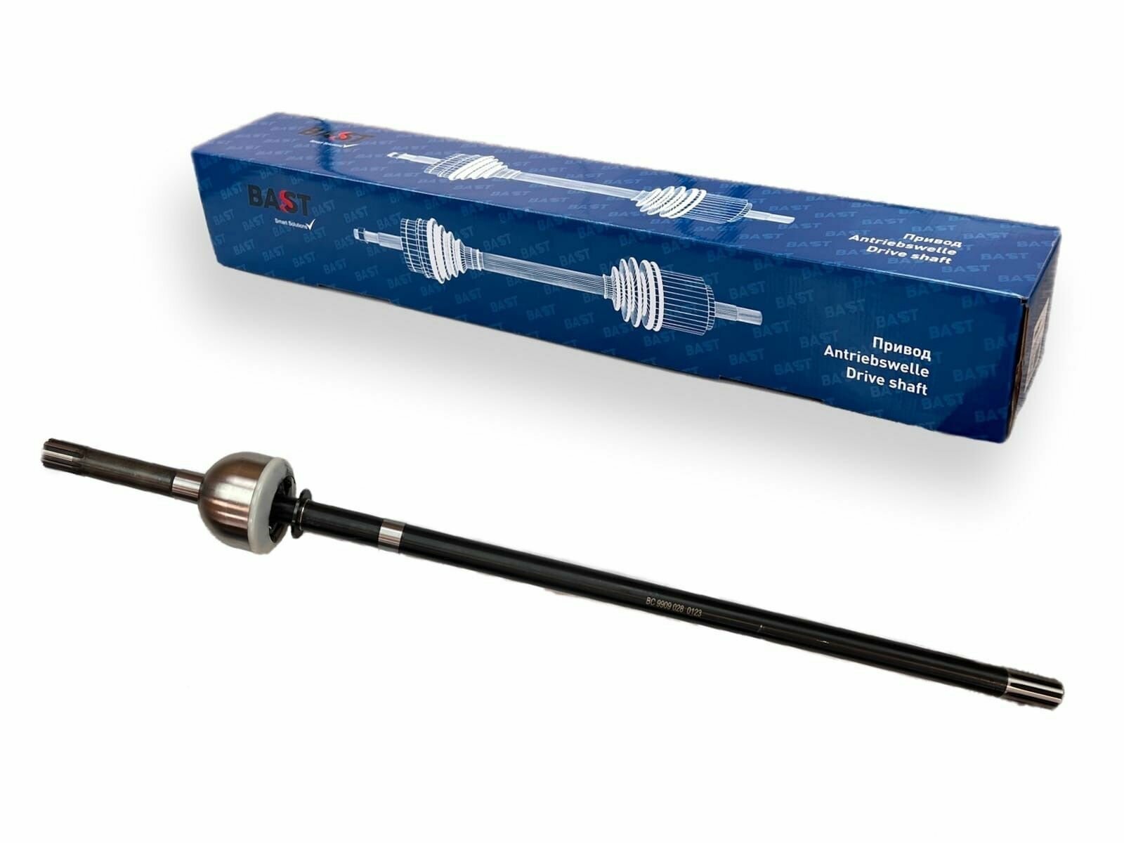Шрус УАЗ 315195 Хантер (мост Спайсер, колес 1445 мм.) левый, УАЗ 3741 (гибрид. мосты) OEM 31605-2304061 BAST арт. BC 9909 028