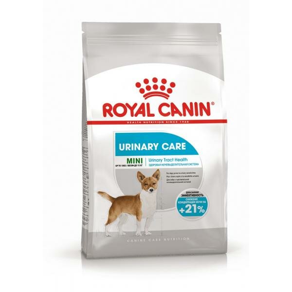 Royal Canin Для собак малых пород с чувствительной мочевыделительной системой, Mini Urinary Care, 1кг