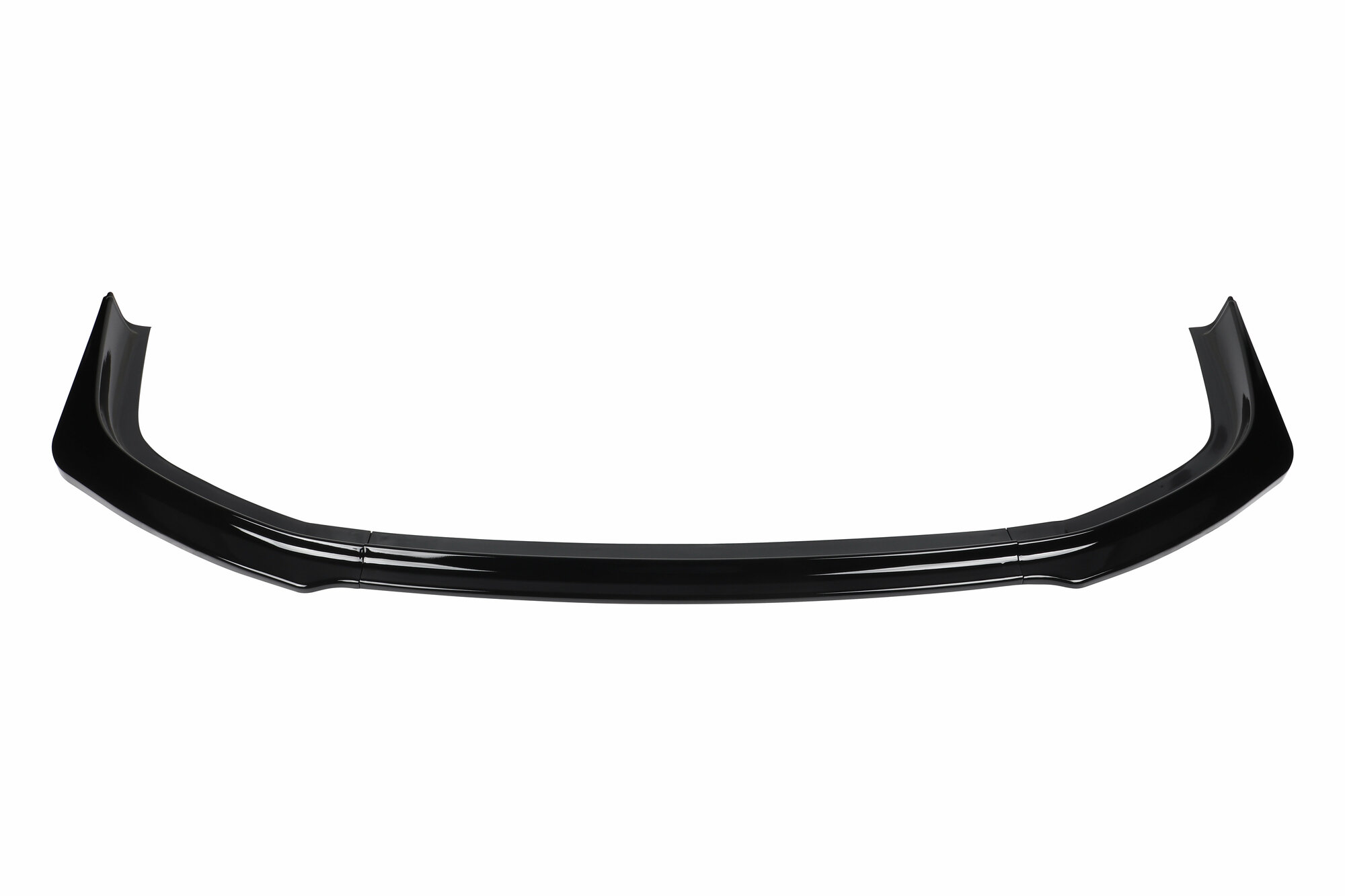 Губа сплиттер переднего бампера Mitsubishi Lancer EVO 2009- 2015 черный глянец