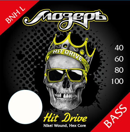 Струны для бас-гитары Мозеръ Hit Drive BNH L 40-100