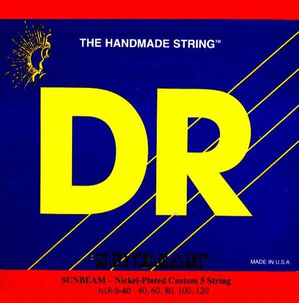 Струны для бас-гитары DR NLR5-40 40-120