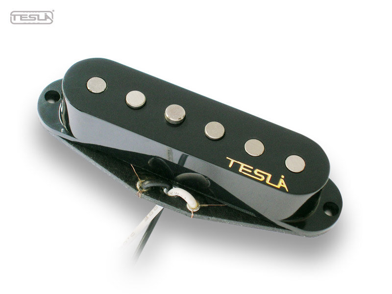 Звукосниматель сингл средний TESLA PICKUPS VR-1/BK/MID Middle, черный