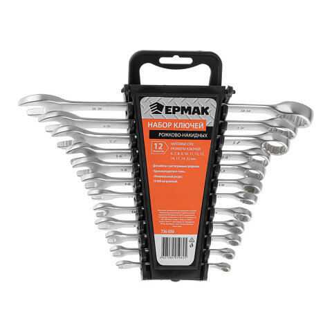 Набор ключей рожково-накидных 12пр.