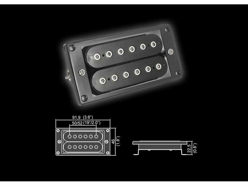 Звукосниматель BELCAT BH-27Neck-BK, черный, хамбакер, нековый