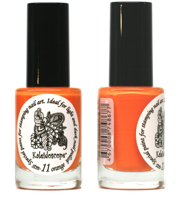 EL Corazon серия Kaleidoscope Лак-краска для стемпинга №stm-11 Orange 9 мл