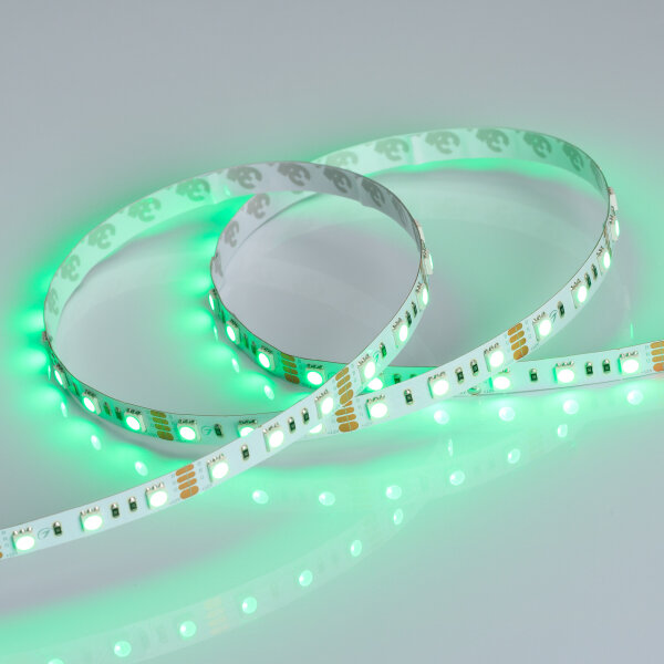 Лента светодиодная Arlight Лента RT-B60-10mm 12V RGB (14.4 W/m, IP20, 5060, 5m) (ARL, Открытый), 5м