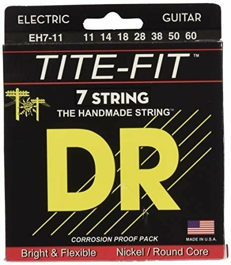 Струны для электрогитары DR Tite-Fit EH7-11 11-60