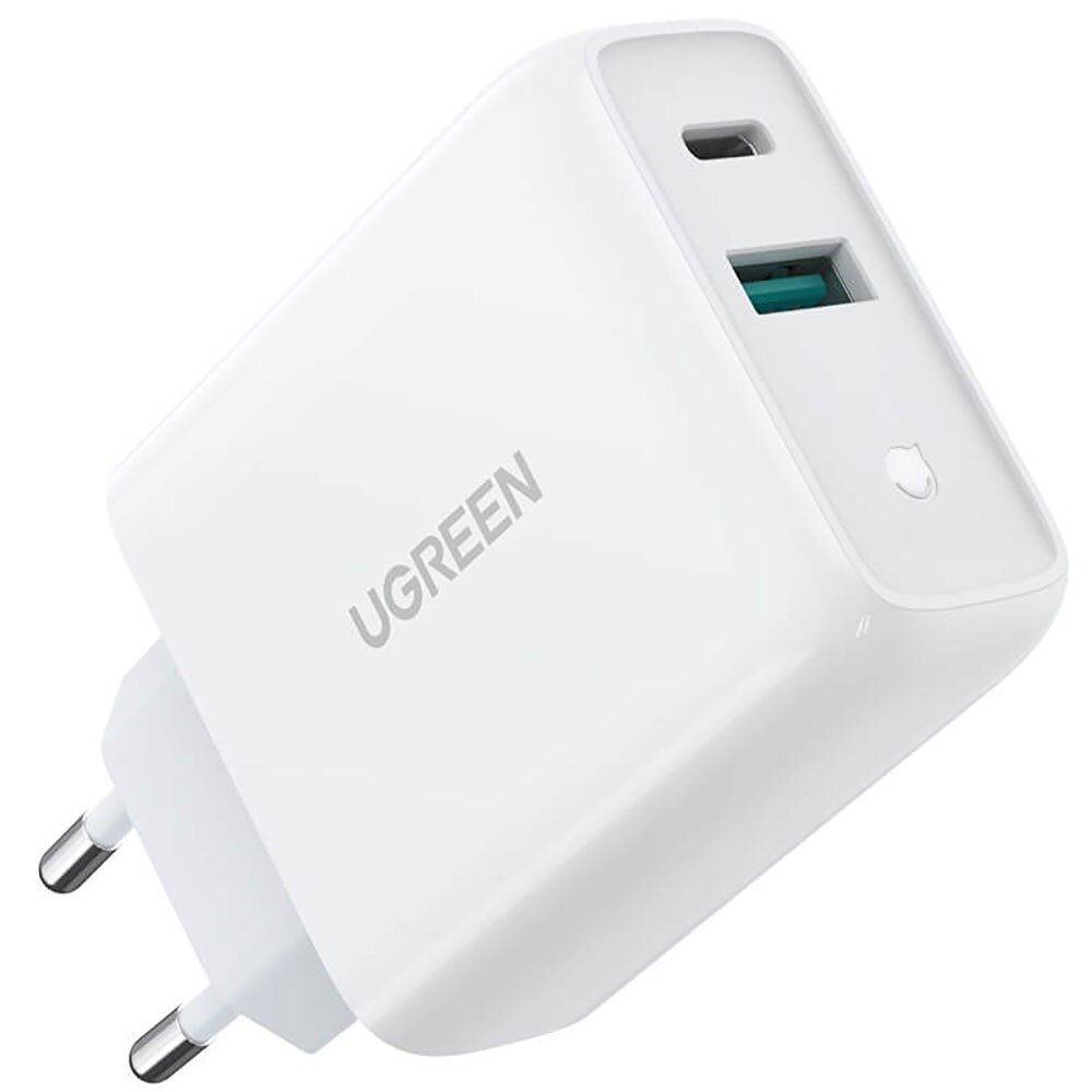 Зарядное устройство UGREEN USB A + USB C, (60468)
