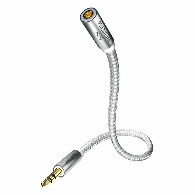 Inakustik Premium Extension Audio Cable 7.5m 3.5mm jack3.5mm jack(F)+6,3 jack adapter кабель межблочный