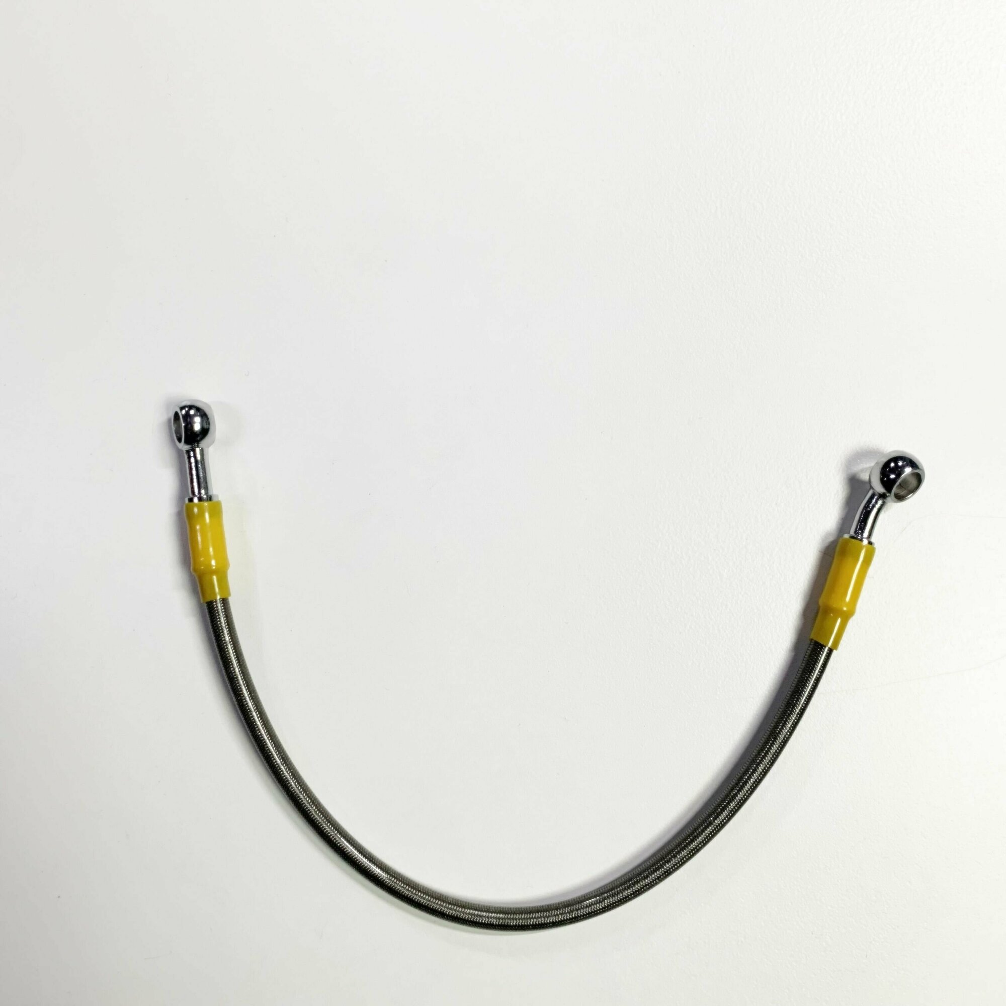 Шланг тормозной гидравлический 400 мм (армированный) d10мм серый