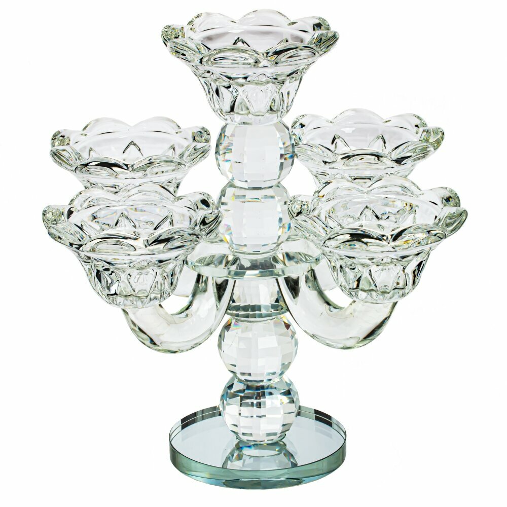 Подсвечник "Сияние граней" 19,5х19,5х17