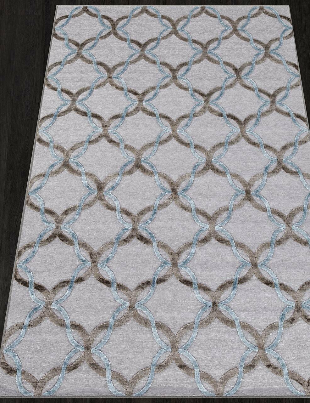 Ковер на пол в гостиную в спальню 100х140 см современный ворс 5 мм 290905 KoverVDom