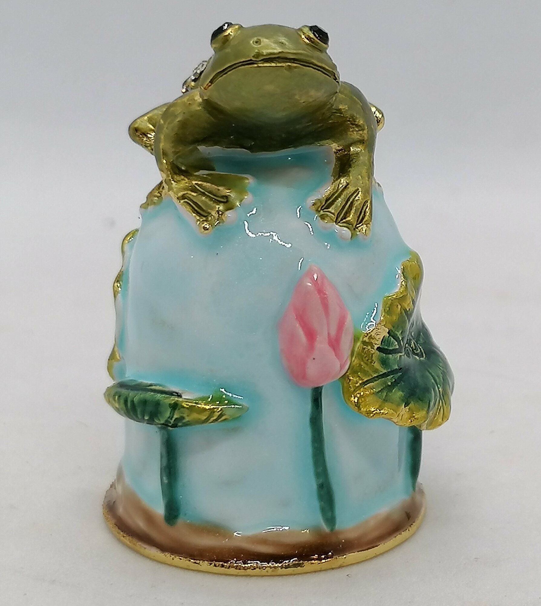 Наперсток Фаберже "Лягушка "
