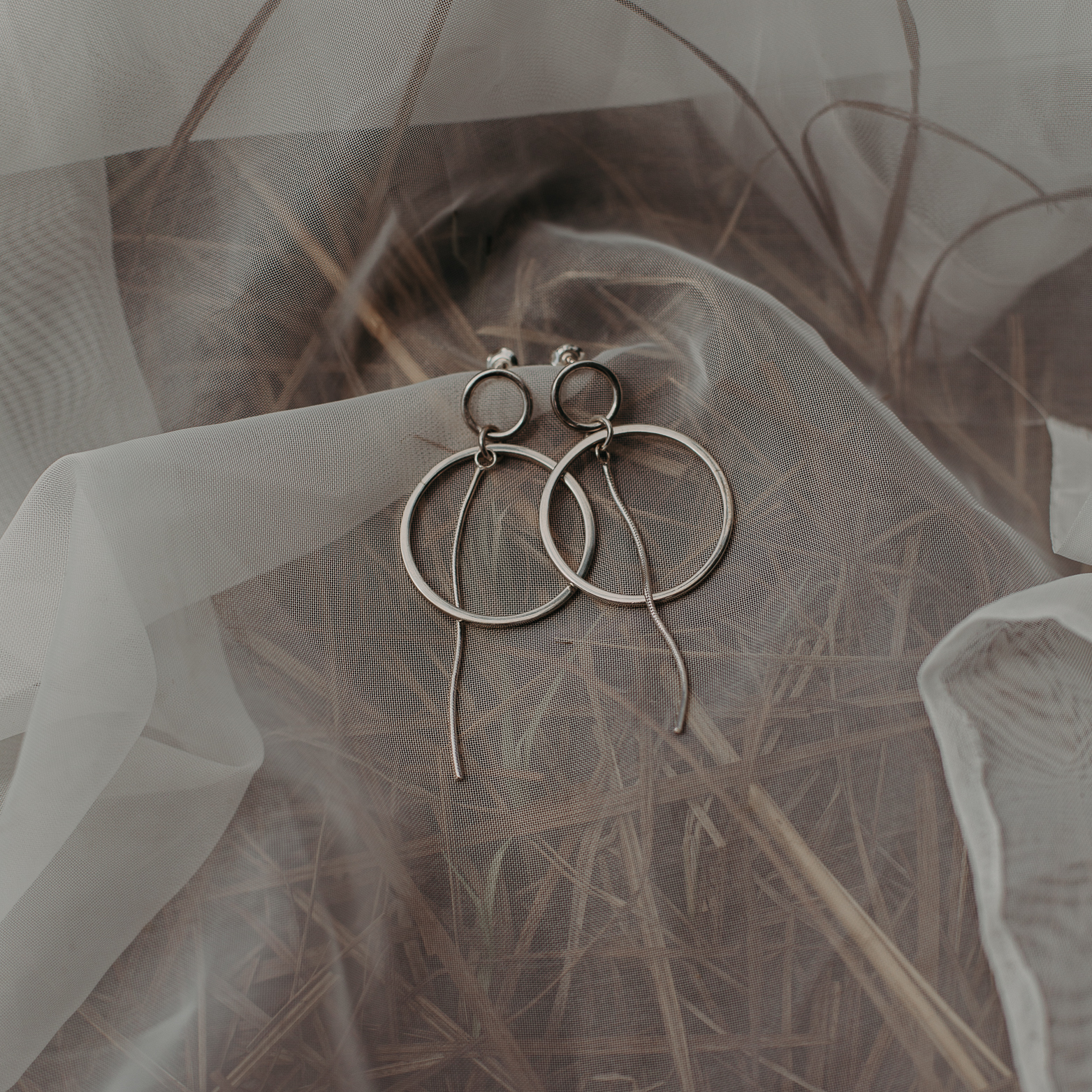 Набор серег, серебро, 925 проба