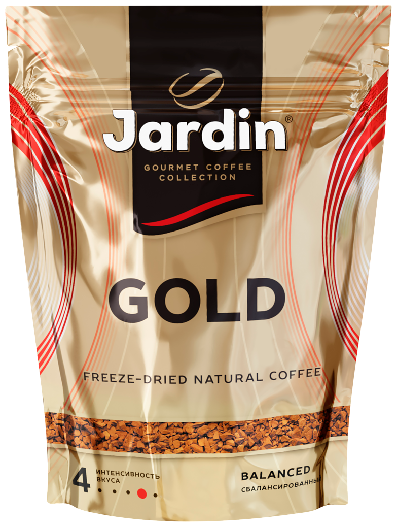Упаковка из 8 штук Кофе Jardin Gold 240г пак крист Россия