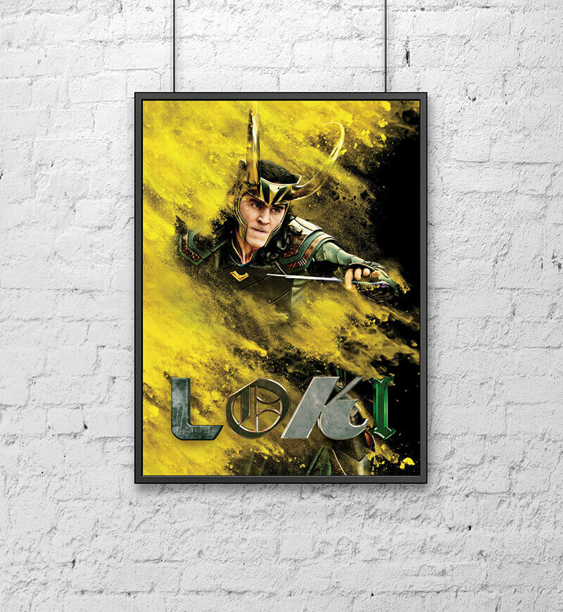 Постер для интерьера на стену (30х40 см). Локи (Loki)