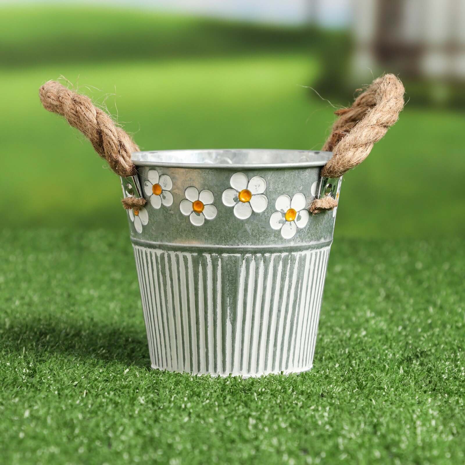 Кашпо "Ведерко Фрейя" 11,5х11,5х10,5см, 2869686