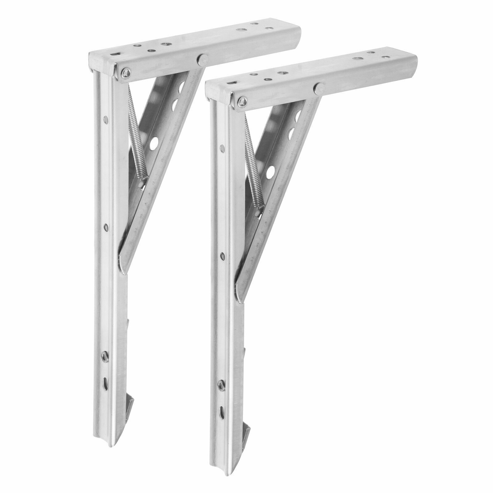 Кронштейн складной для столов и полок тундра, F001 , 2 шт, длина 250 мм, нержавеющая сталь 9703, 9703996