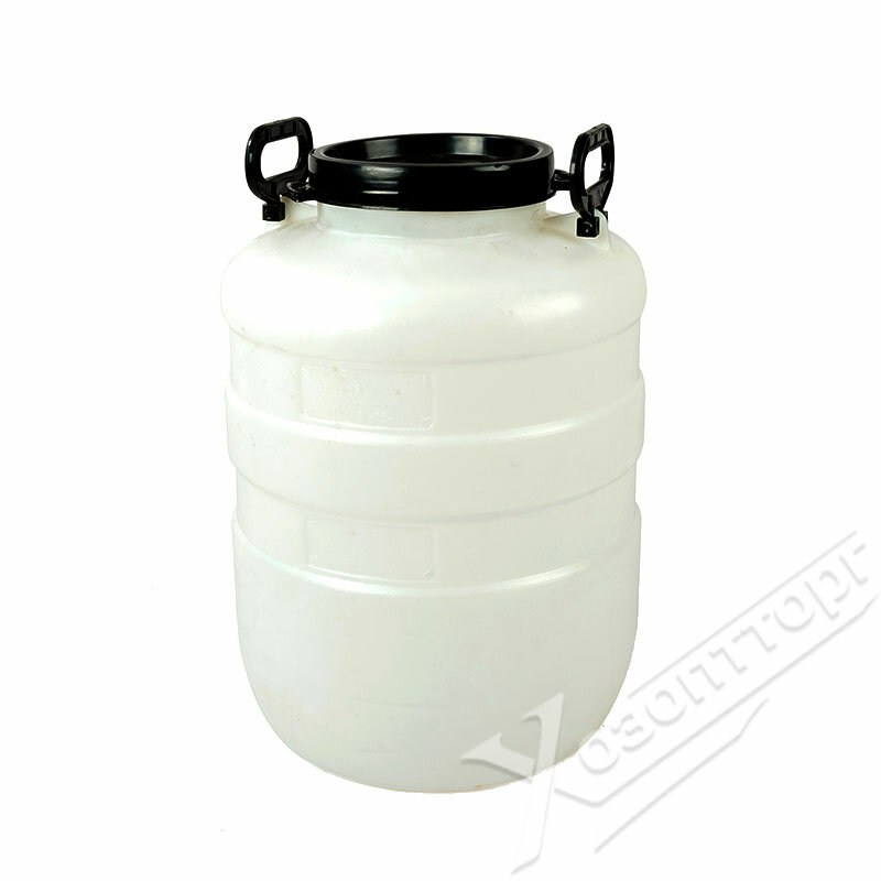 Бочка 40л белая Пластмасса Радиан