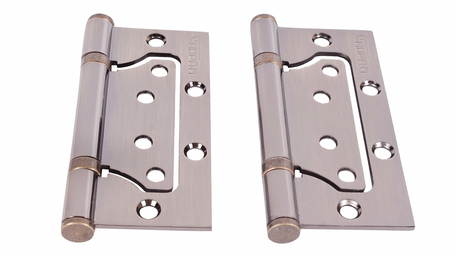 Петля накладная универсальная 800-4 FHP AB (старая бронза) без колп. 100х75х2.5