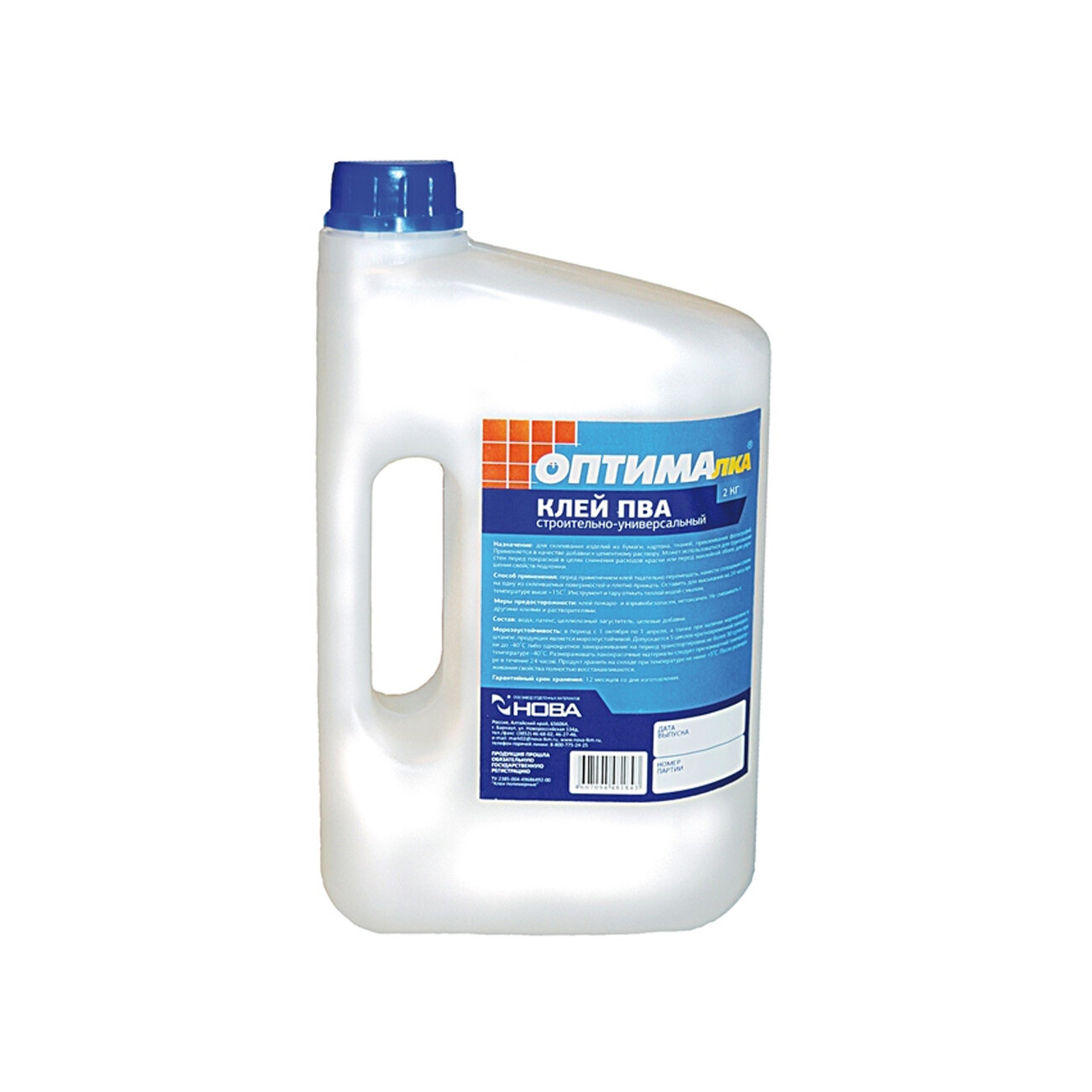 Клей ПВА Оптималка 0,5 кг