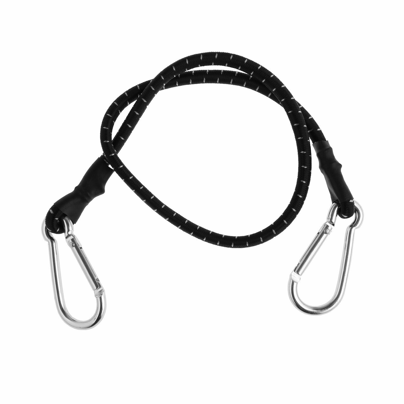 Резинка для крепления багажа TORSO, 60 см, d6 мм, металлический карабин, 9750502