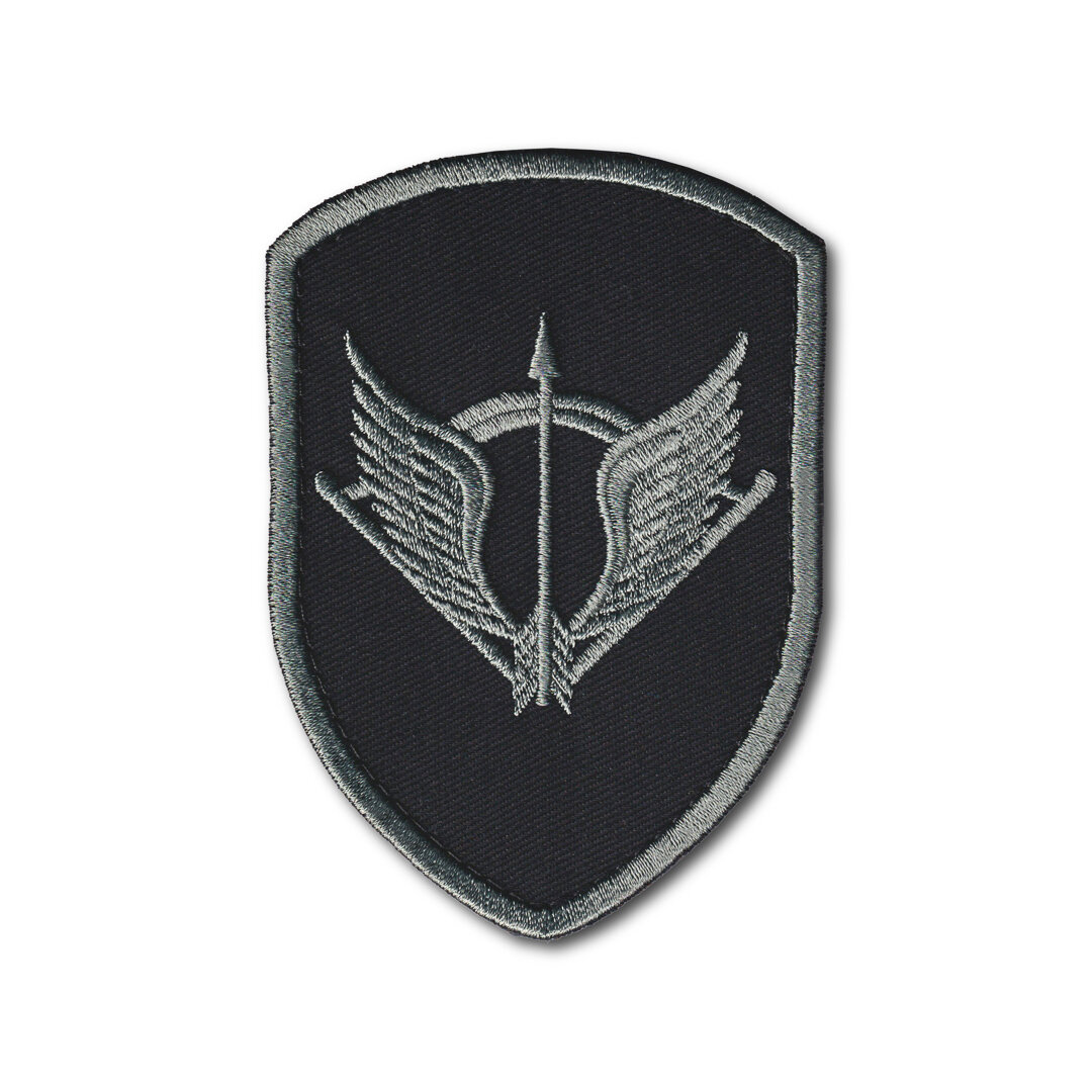 Нашивка ( Шеврон / Патч / Patch ) Тактическая ССО ( Силы Специальных Операций РФ ) (Черный / На липучке)