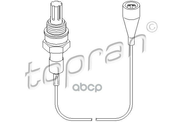 Лямбда-зонд (замена для HP-110578885) topran арт. 110578001