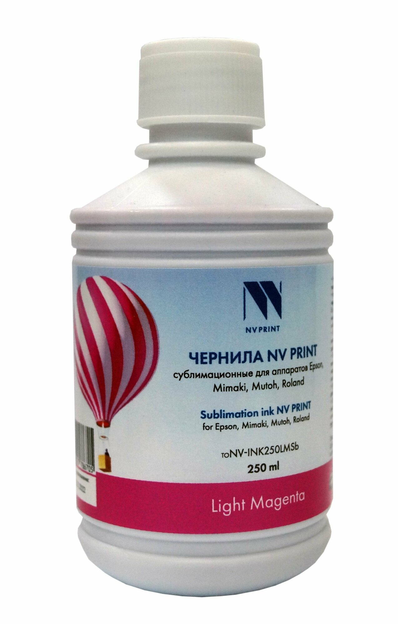 Чернила сублимационные для аппаратов Epson, Mimaki, Mutoh, Roland (250ml) Light Magenta