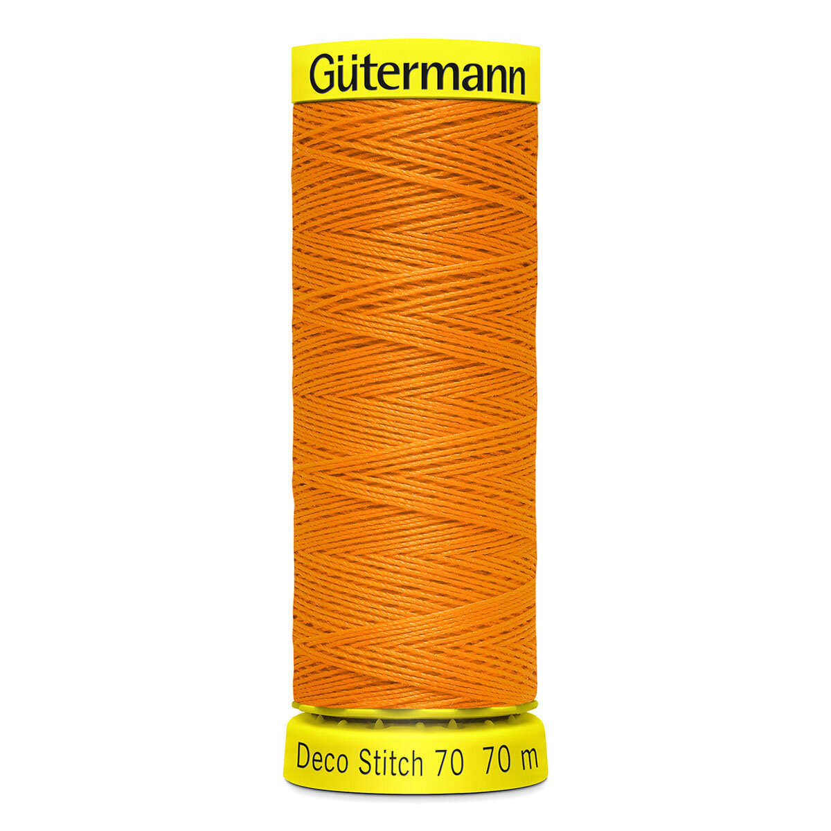 Нитки швейные Deco Stitch 70, 70 м*5 шт, для декоративных швов, Gutermann (350 светло-оранжевый)