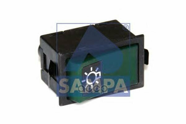 Клавиша включения фар! зеленая Volvo F10/N10 SAMPA арт. 032384