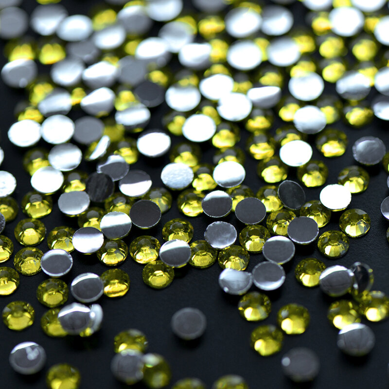 Стразы DMC Resin (ок. 800 шт.) холодной фиксации, цвет Citrine, размер SS20 4.6-4.8 мм