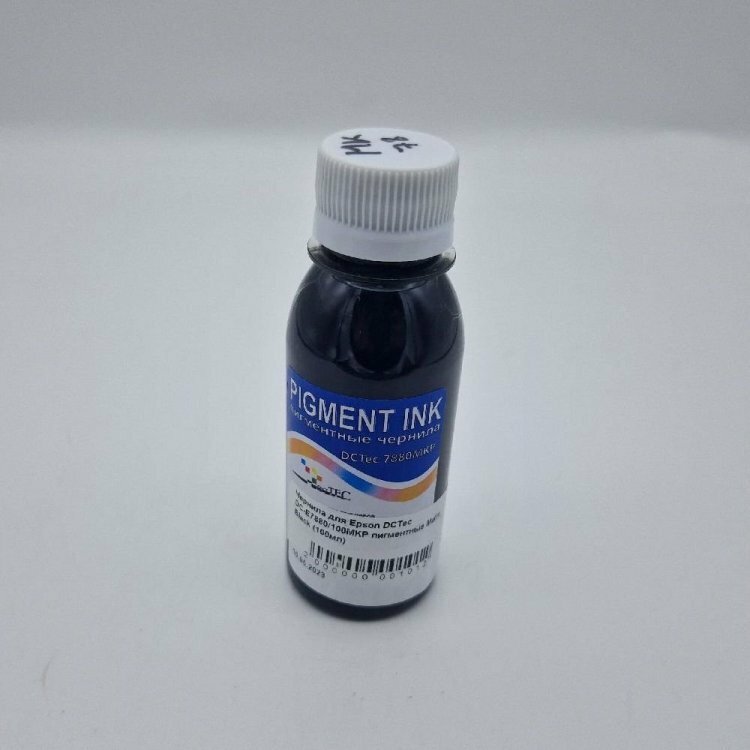 Чернила Epson SureColor SC-P600 R2880 R3000 Pro 4880 7880 9880 (DCTec) DC-E7880/100MKP Matte Black (100мл) пигментные