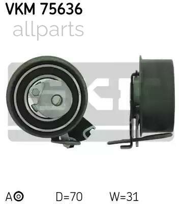 SKF VKM 75636 Ролик-натяжитель ремня ГРМ HYUNDAI Tucson/KIA Sportage II mot.2,0L SKF VKM 75636