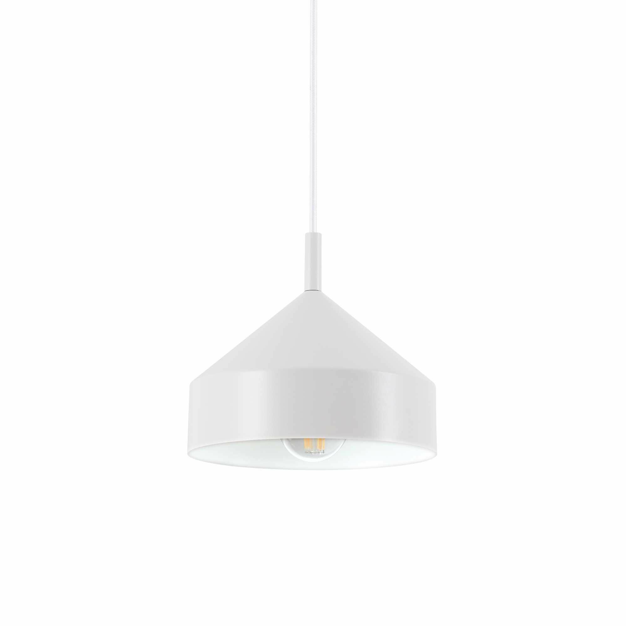 Светильник подвесной ideal lux Yurta SP1 D21 макс.1x60Вт IP20 Е27 230В Белый Металл Без лампы 285146.
