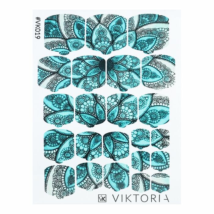Плёнка для дизайна ногтей VIKTORIA, №019
