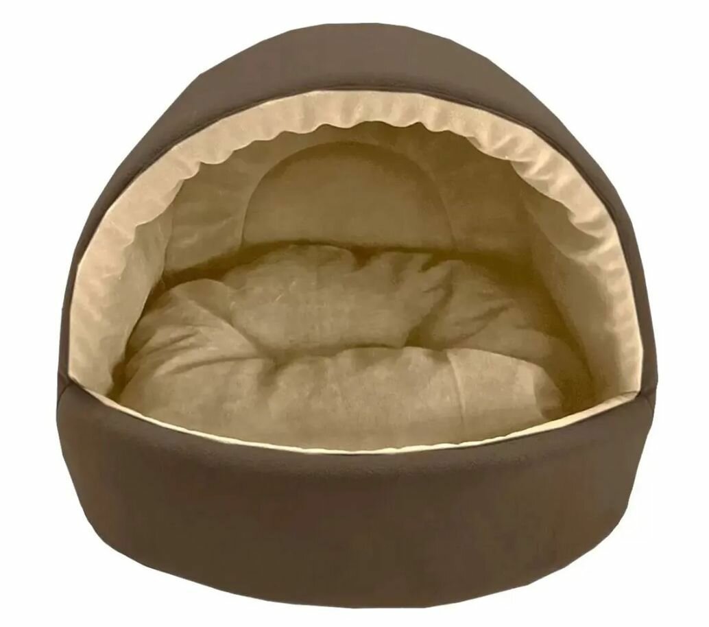 HOMEPET Домик эстрада для домашних животных Catania №1, Шоколад, 38 см х 35 см х 27 см