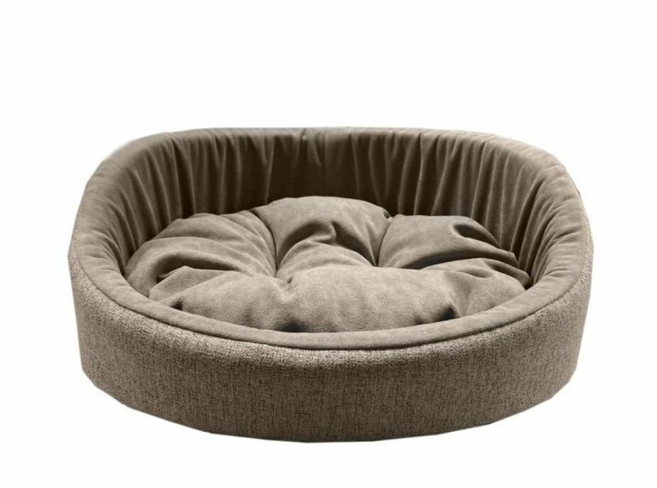 HOMEPET Диванчик для домашних животных Жаккард Rosy grey №1, Розово-серый, 43 см х 38 см х 15 см