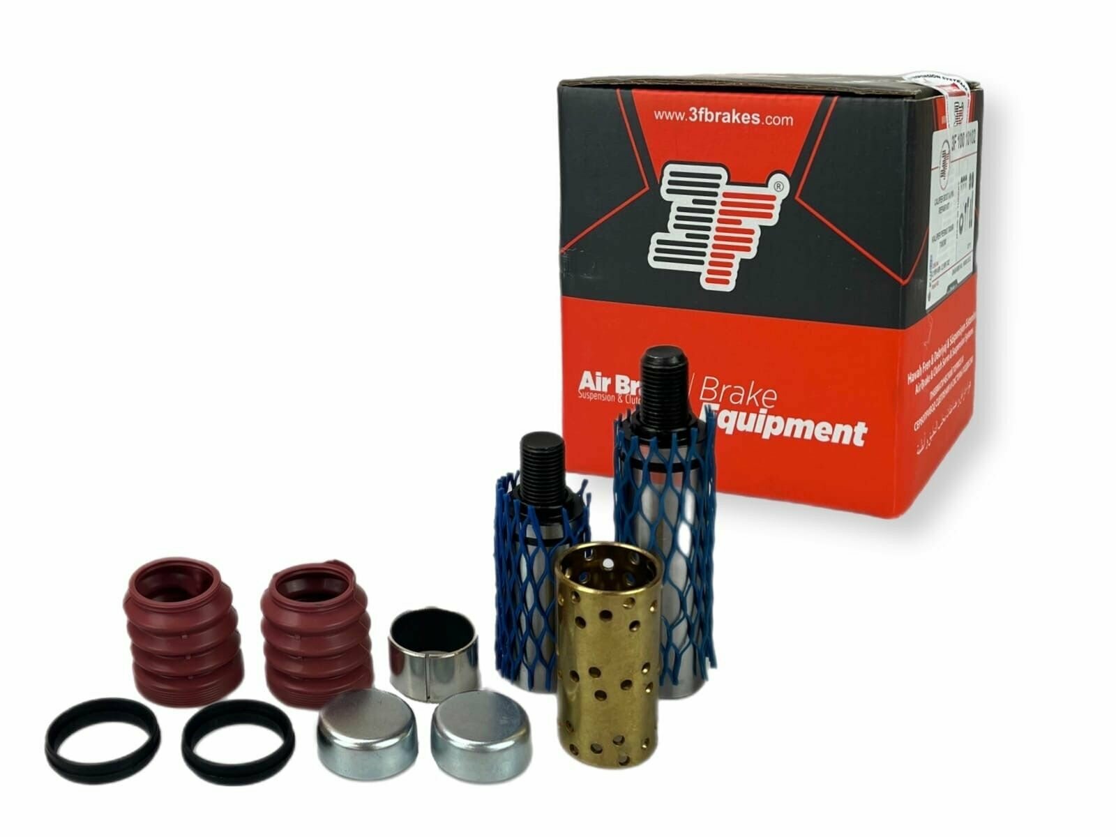 Ремкомплект суппорта ГАЗ 33104 (направляющие суппорта, втулки пыльники к-т ) 3F