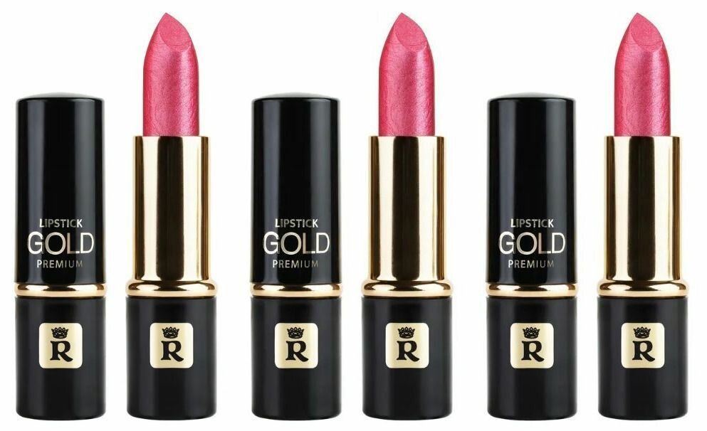 Relouis Помада для губ Gold Premium, тон 383, 3 шт
