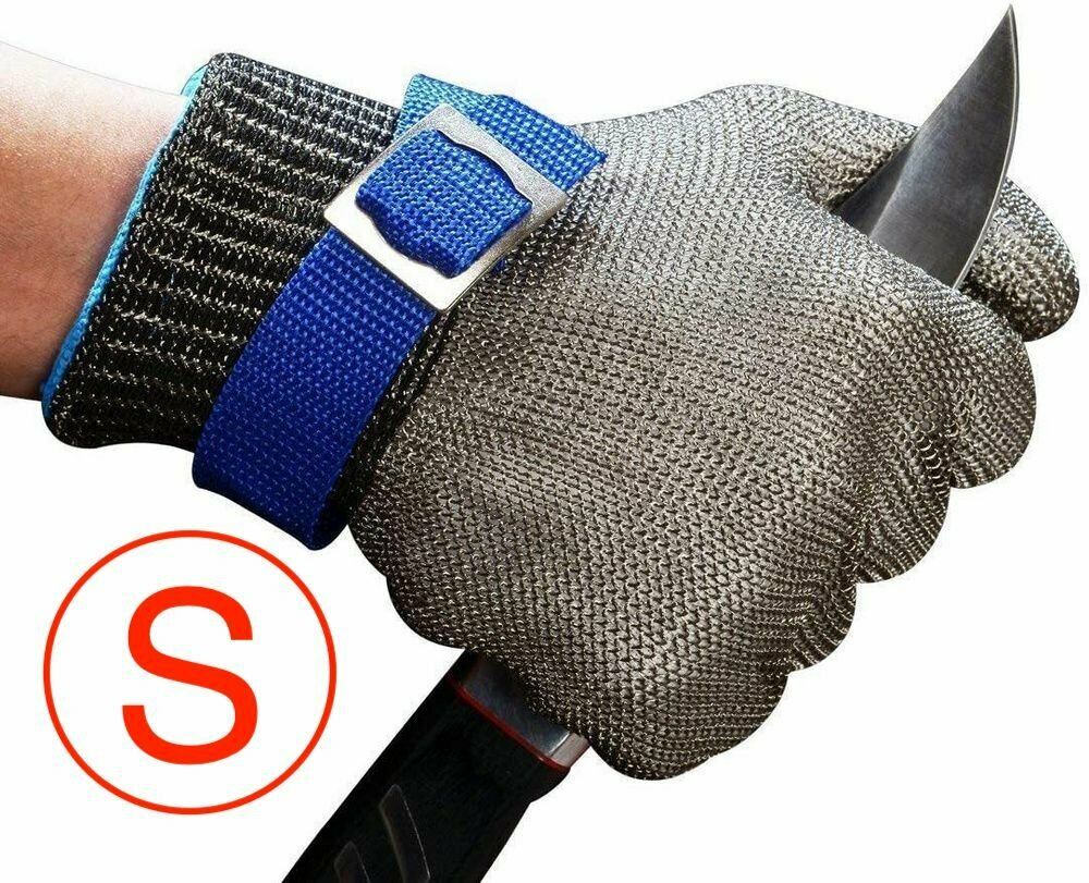 Перчатки защитные 1шт! Кольчужная перчатка Мясник левая