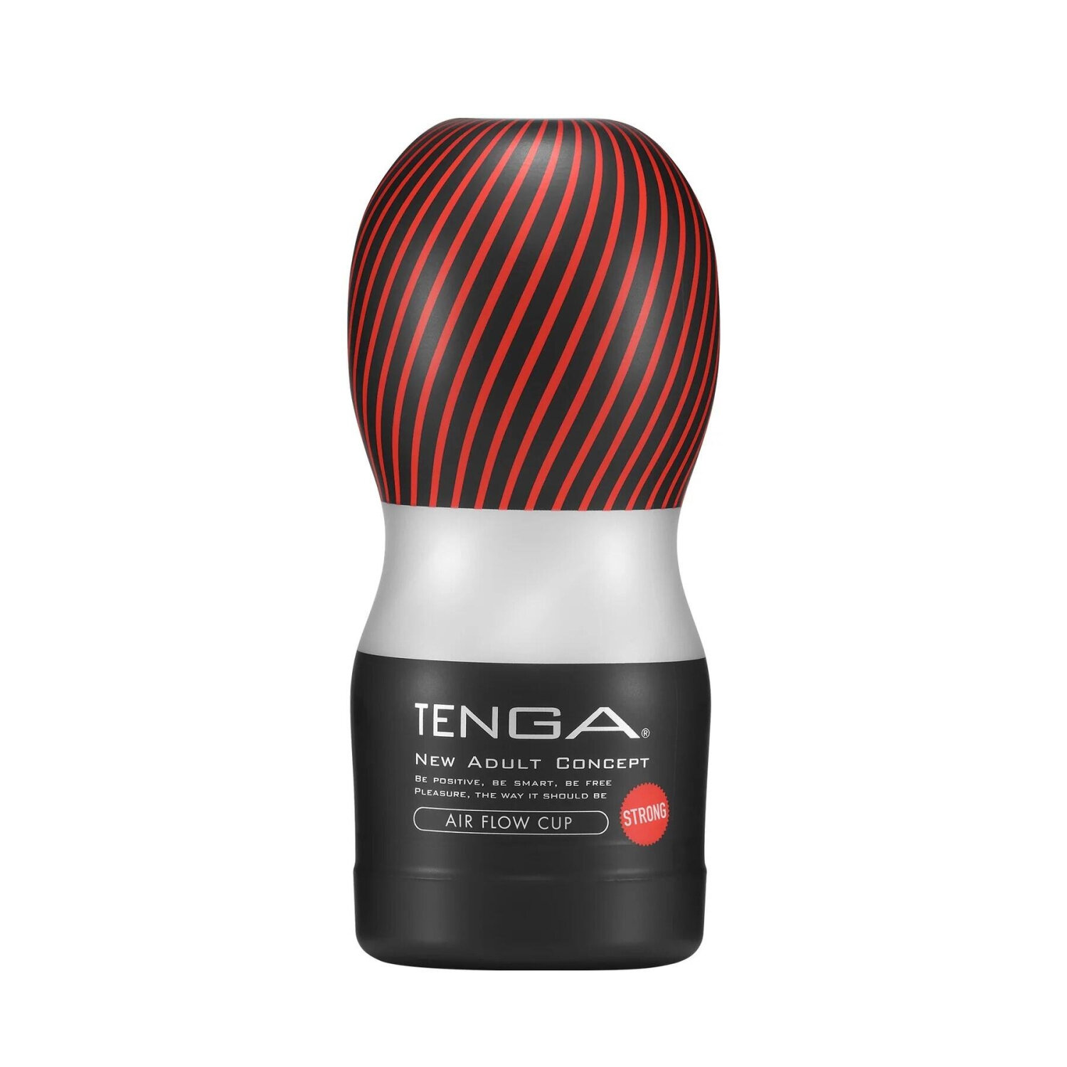Мастурбатор Tenga Air Flow Cup Strong, с эффектом смазки, черный