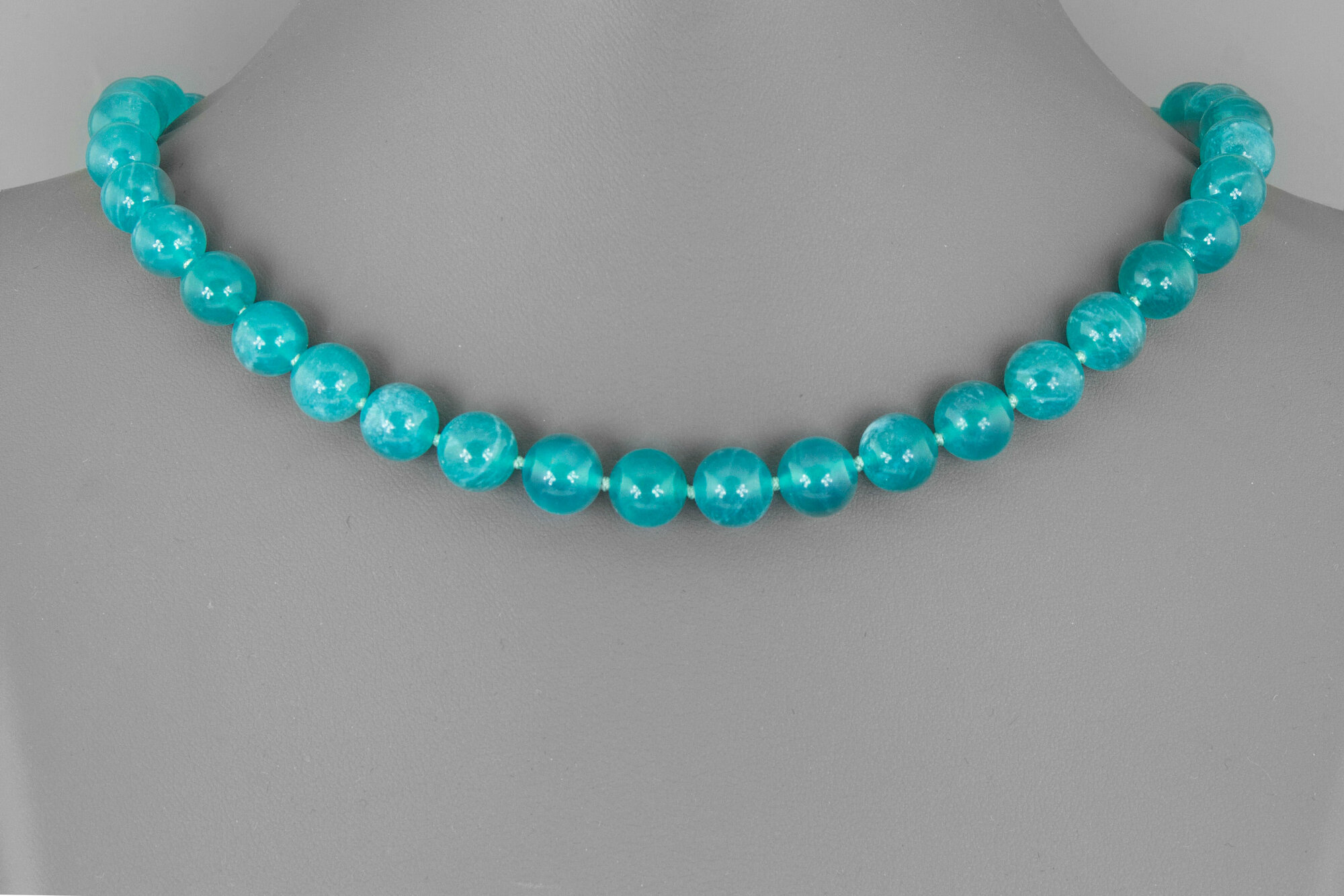 Бусы, амазонит