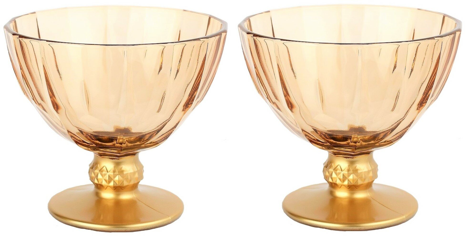 Набор креманок 2шт 260мл h-9,9см/d-11,5см