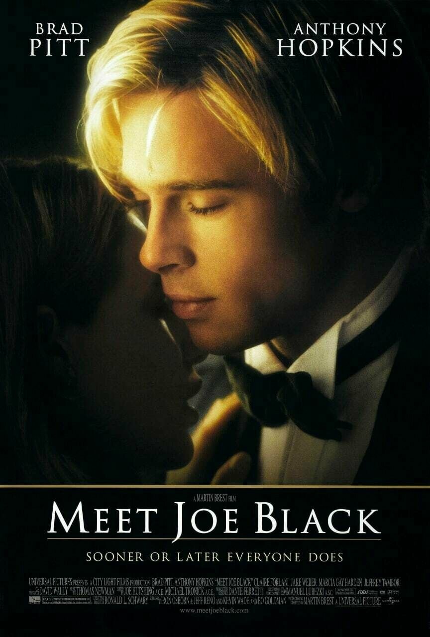 Плакат, постер Знакомьтесь, Джо Блэк (Meet Joe Black, 1998г) на бумаге, размер 42х60см