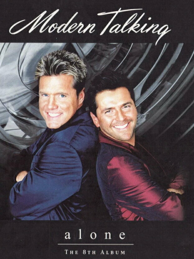 Плакат, постер Modern Talking-Alone, Модерн Токинг на бумаге, размер 21х30см