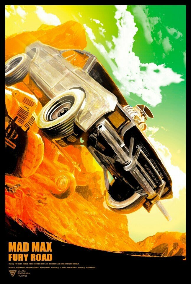 Плакат, постер Безумный Макс/Mad Max на бумаге, размер 30х42см