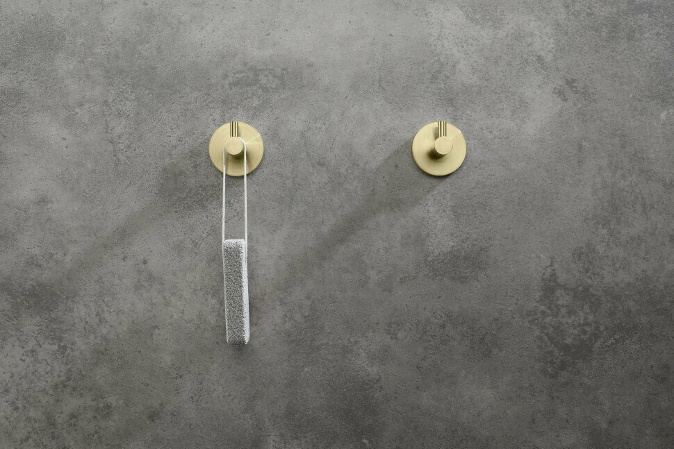 Крючок SCHEIN одинарный матовое золото (9111BG)